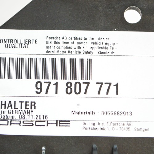 Porsche Panamera Mk2 971 Left Passenger Front Bumper Stay Cover ...