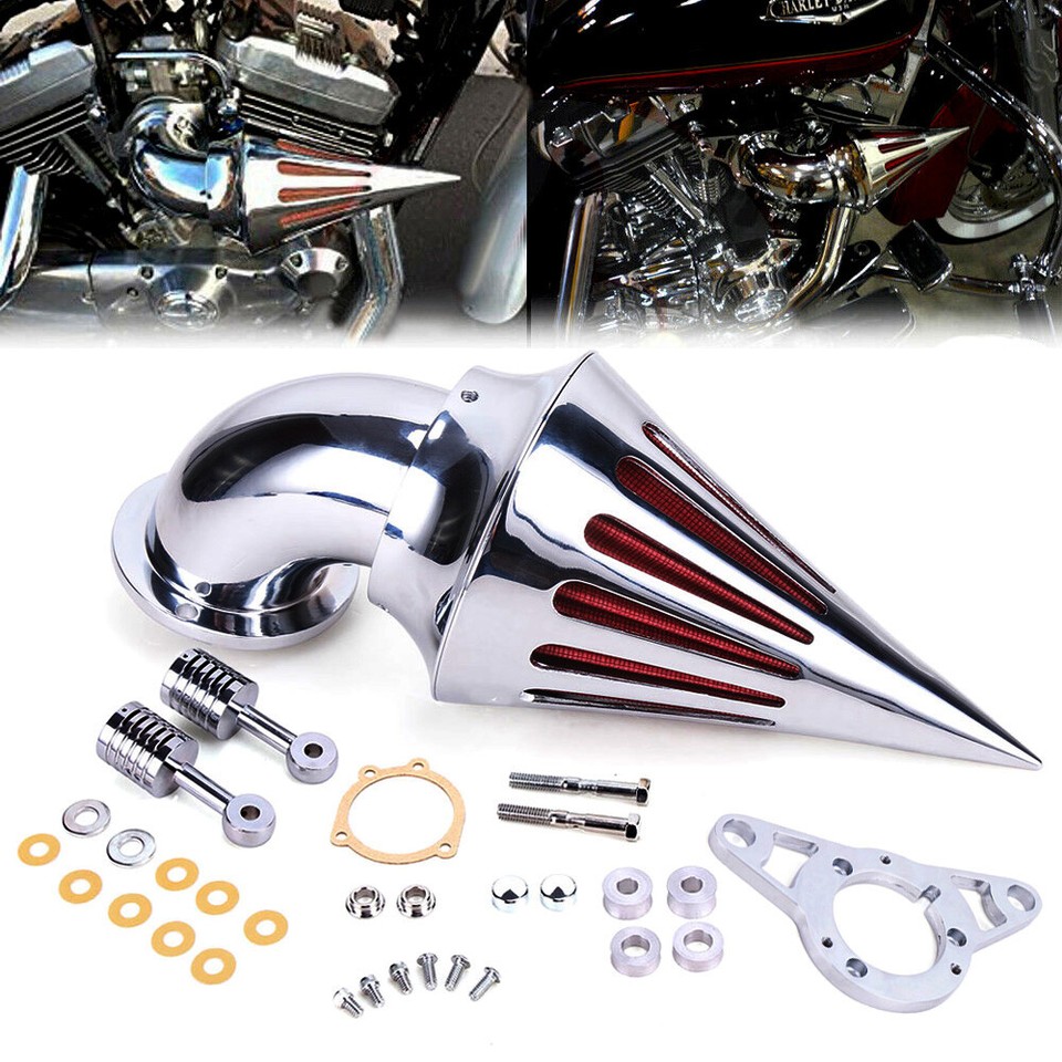 Cone Spike Air Cleaner Intake Filter For Harley Touring EVO CV ...