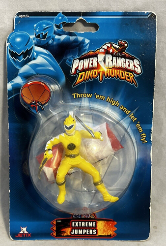 Yellow Power Rangers Dinothunder Extreme Jumper Version 2004 | eBay