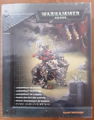Warhammer 40k Chaos Juggernaut Of Khorne Miniature Box Set, Games ...