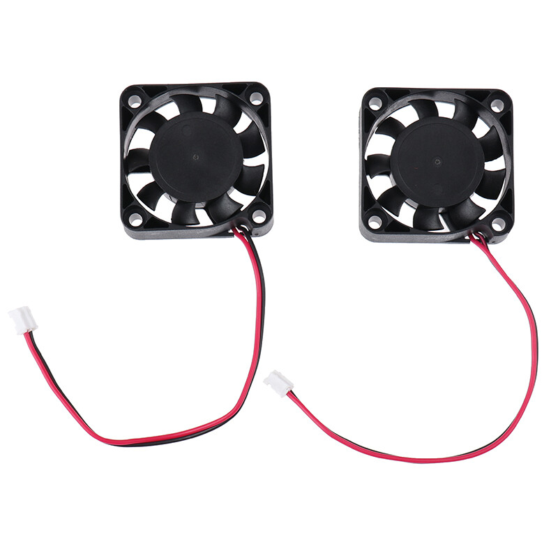 2pcs 12V Mini Cooling Computer Fan - Small 40mm x 10mm DC Brushless 2 ...
