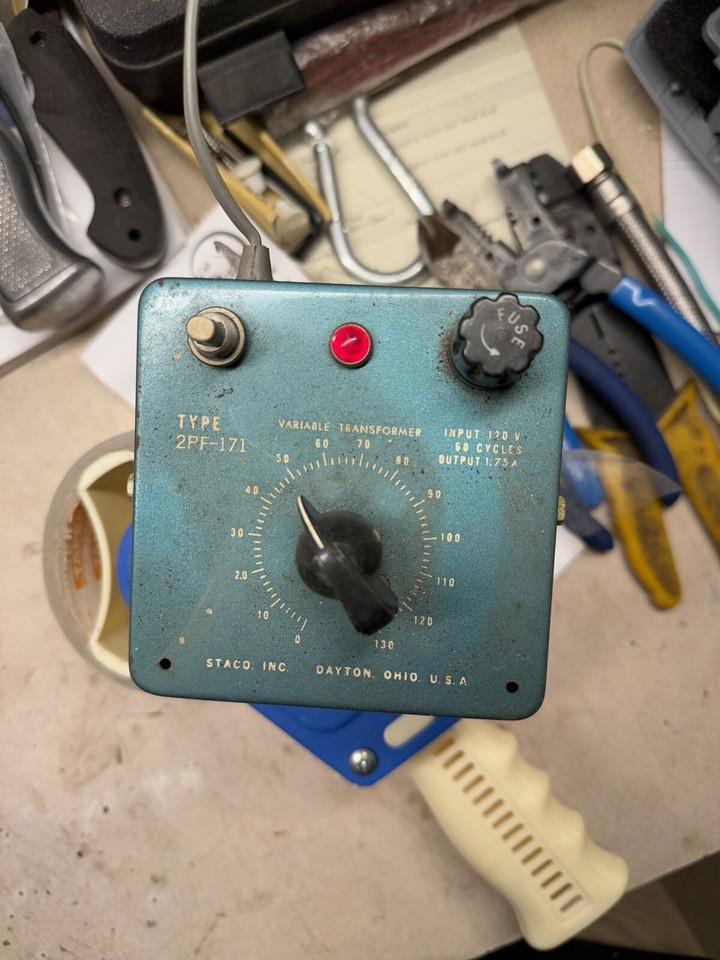 Staco 2pf-171 Variable Transformer | eBay