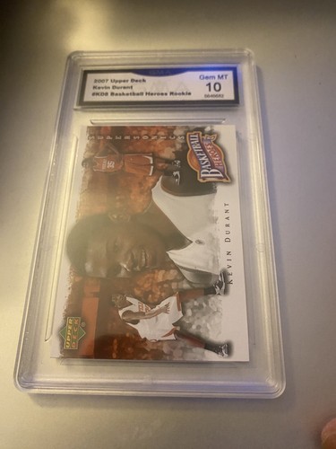 GMA 10 2007-08 Upper Deck - Basketball Heroes #KD-8 Kevin Durant (RC ...