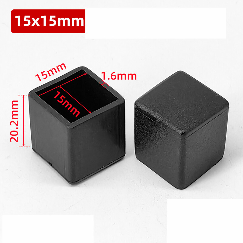 Square Round Rubber Furniture Foot Table Chair Leg End Cap Cover Floor ...