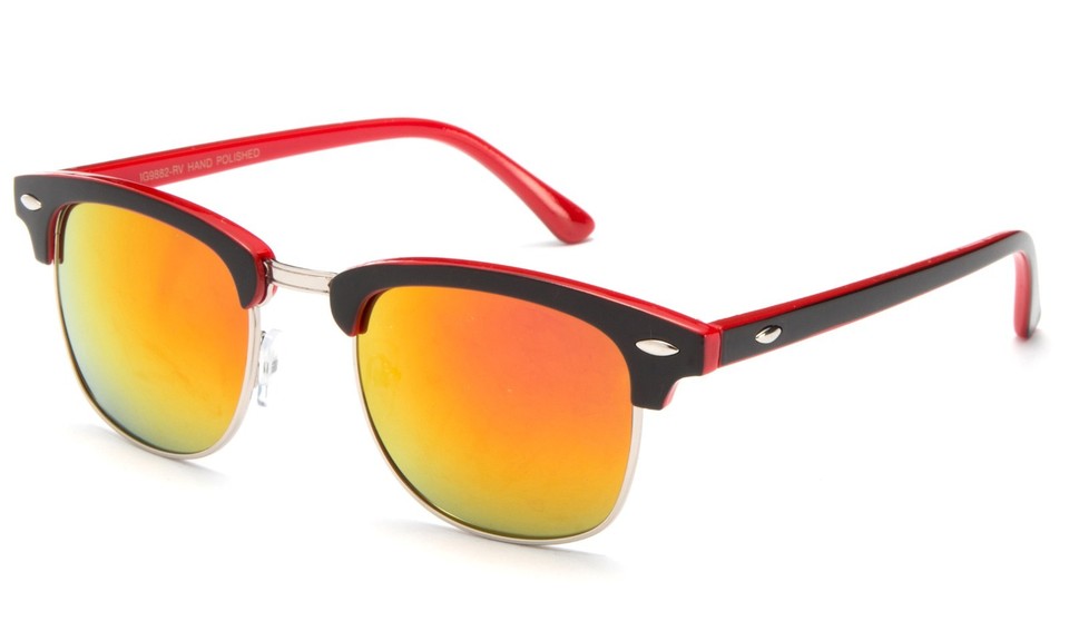 Sunglasses Two Tone Retro Various Color Lens Vintage Horn classic ...