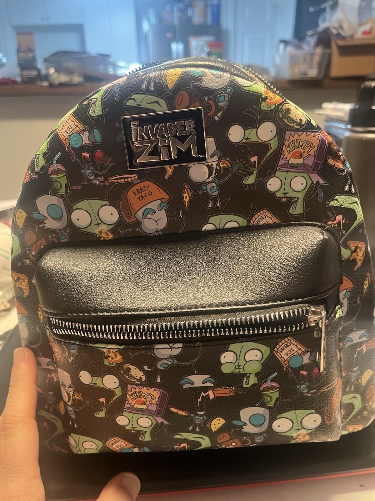 Invader Zim GIR SNACKS MINI BACKPACK Bioworld - Gem
