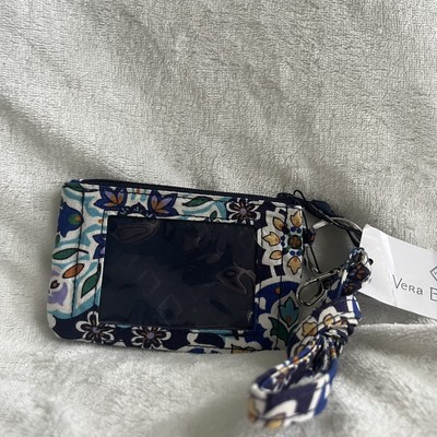 Vera Bradley Zip ID & Lanyard - BRAND NEW - Lisbon Medallion Cool | eBay