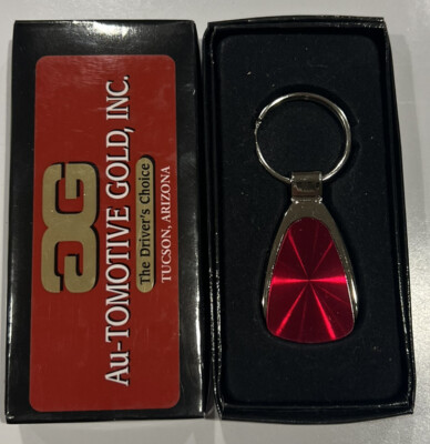 Tear Drop Metal RED Key Chain Licensed | eBay