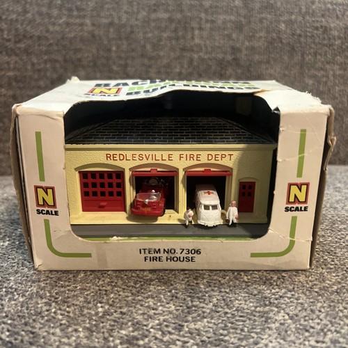 Bachman N Scale Railroad Buildings Firehouse Item No. 7306 | eBay