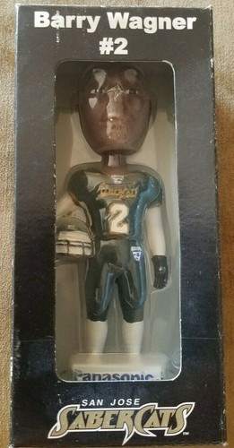 Arena Football League Barry Wagner San Jose Sabercats Bobblehead 2005 ...