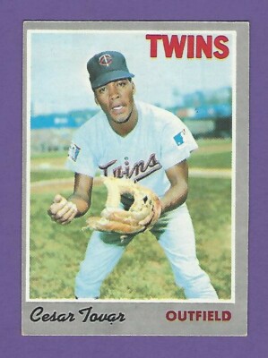 1970 Topps - #25 Cesar Tovar - Minnesota Twins - ExMt | eBay