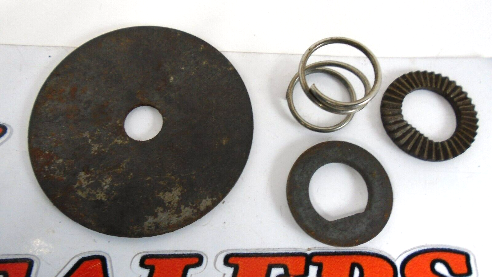 Vintage Snowmobile Recoil Assembly Washers & Spring for Retaining Plate ...