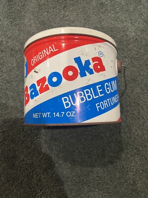 Large Bazooka Metal Tin (1991) | eBay