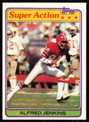 1981 Topps Alfred Jenkins Atlanta Falcons #284 | eBay