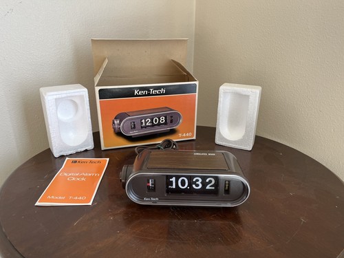 Ken-Tech T-440 Flip Clock Alarm | eBay