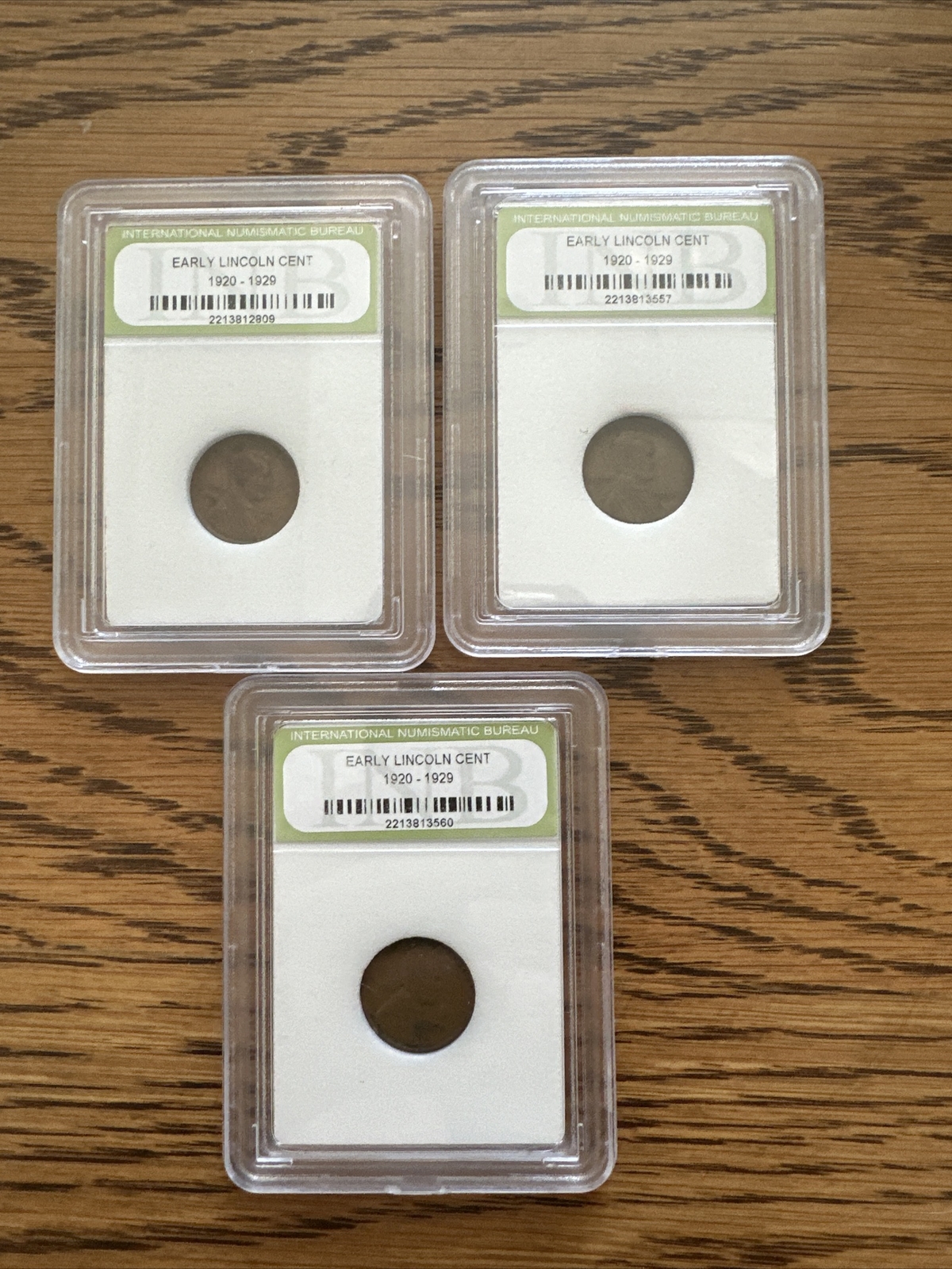 Early Lincoln Cent 1920 - 1929 3x INB Certified Slabs Coin 1c | eBay