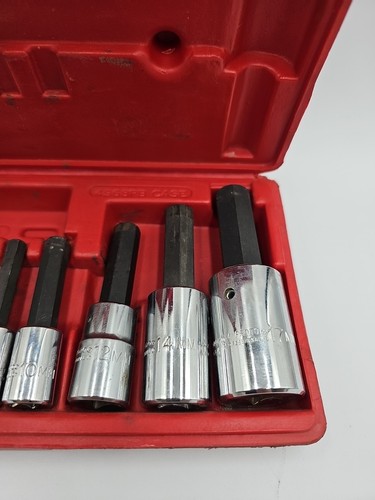 Proto Tools J4900MA Metric 10 Pc. Hex Bit Socket Set **One Missing ...