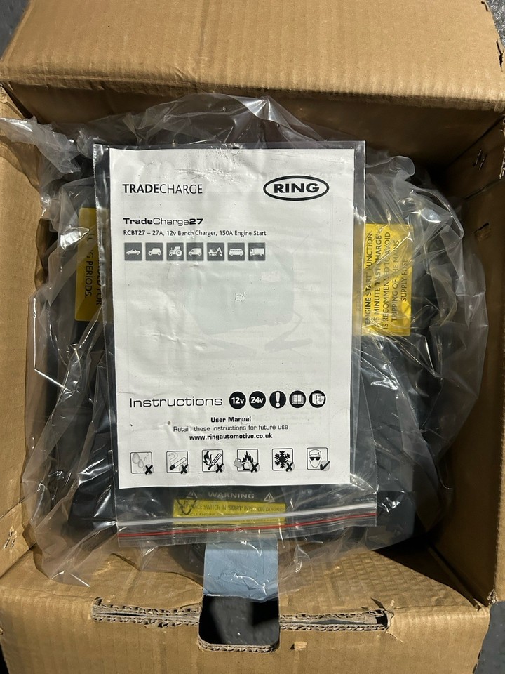 Ring RCBT27 27A Charger and Jump 12 / 24V | eBay UK
