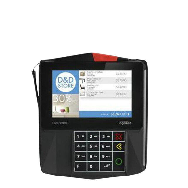 2 Ingenico Lane 7000 5 inch Credit Card Terminals - PRG30312951R ...