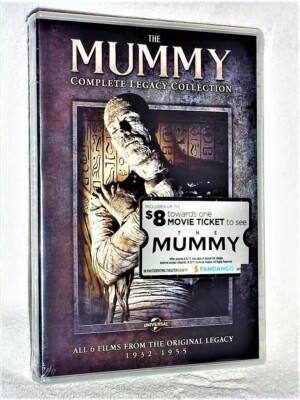 The Mummy Complete Legacy Collection (DVD, 2017) NEW Boris Karloff Dick ...