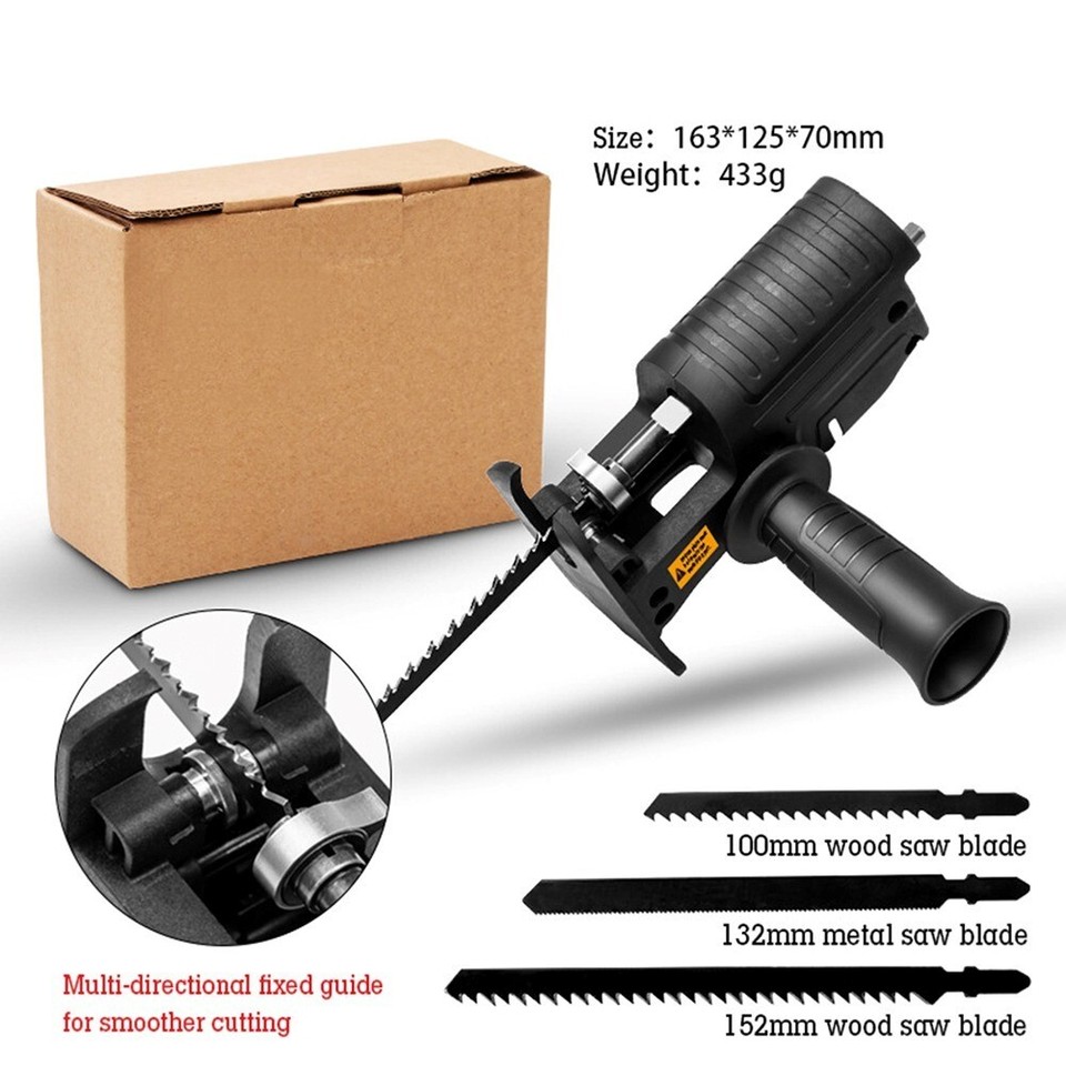 Electric Saw Drill Conversion Head Adapter Attachment Portable Tool ...