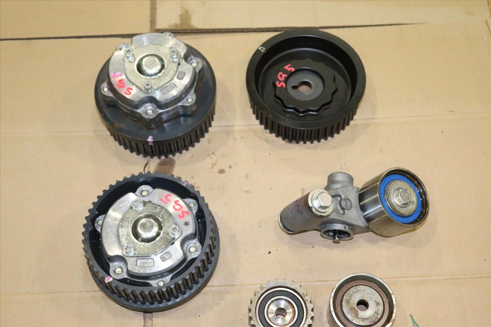 JDM Subaru WRX Forester EJ205 Turbo AVCS Cam Gears timing belt Pulleys ...