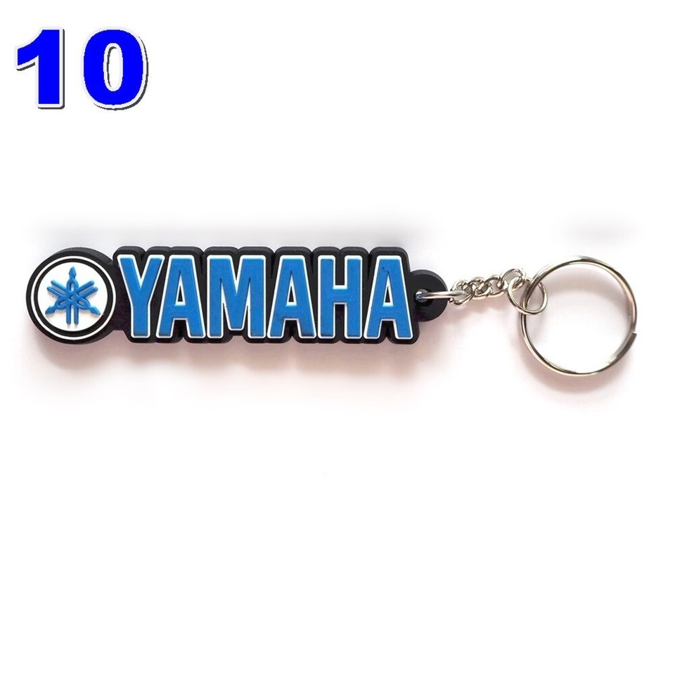 C13 Yamaha Rubber Keychain Keyring Motorcycle KeyRing Racing ...