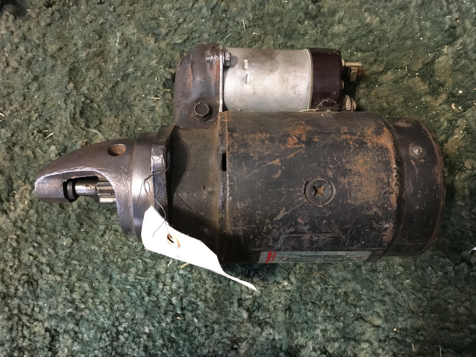 396587R91 - A Rebuilt Starter For An IH Gas 424, 444, 2424, 2444 ...