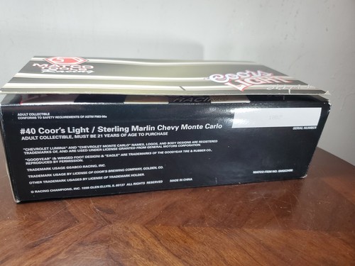 Racing Champions MATCO TOOLS 1:24 Coors Light Sterling Marlin Gold ...