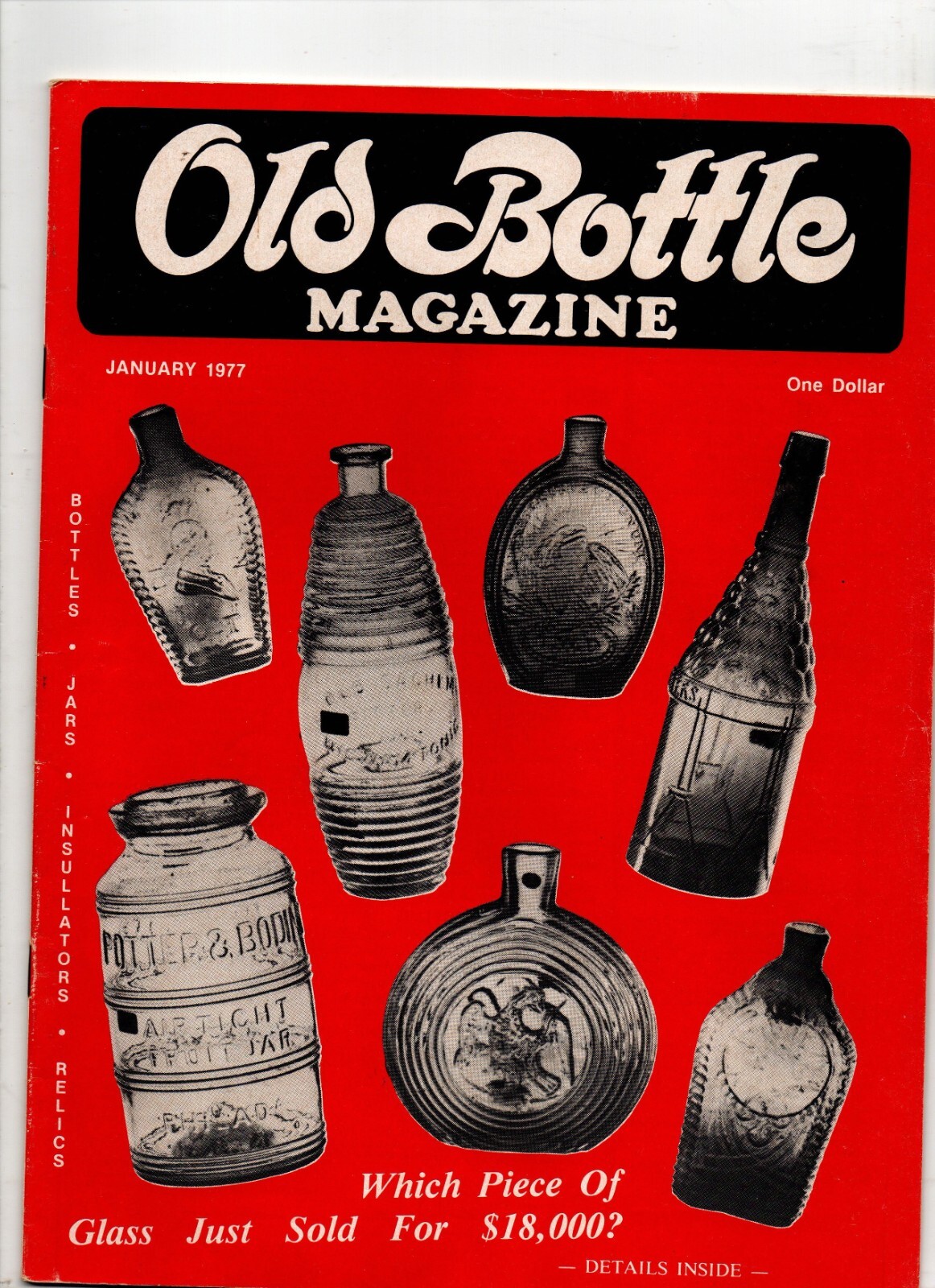 2 VTG "OLD BOTTLE MAGAZINES" FROM THE 1970S; INCLUDES ARTICLES ...