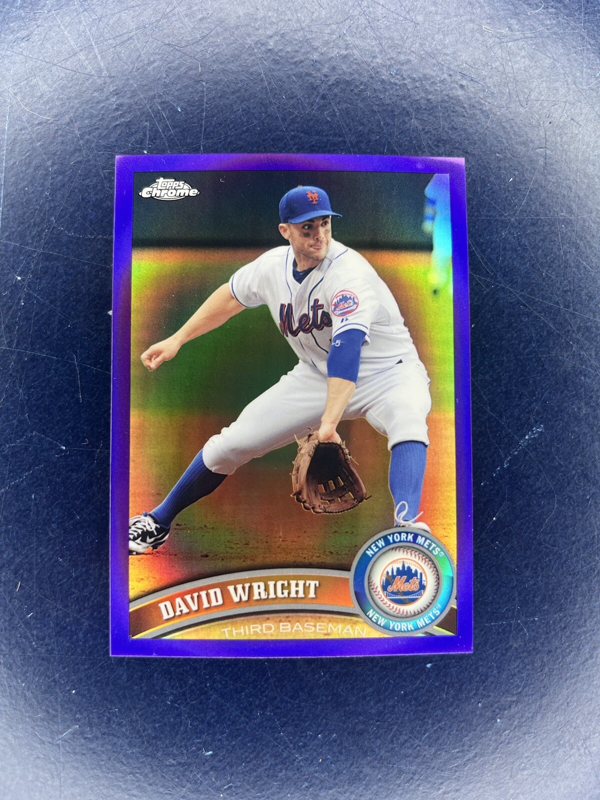 2011 Topps Chrome - Purple Refractor #5 David Wright /499 for sale ...