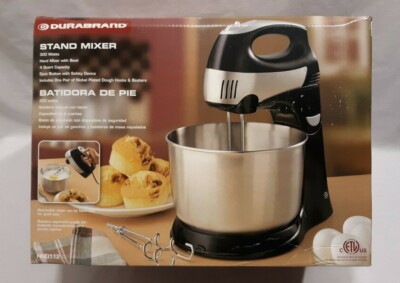Durabrand Stand / Hand Mixer 300 Watts 4 Quart Bowl New in Box HMO 0112 ...