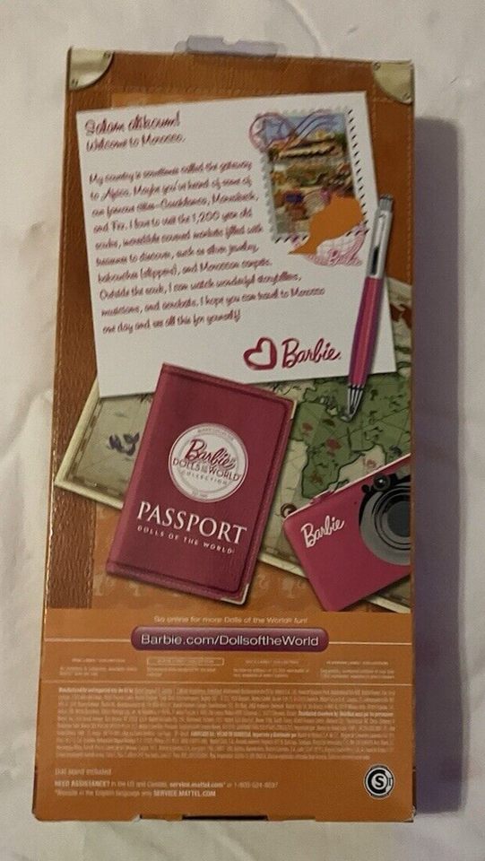 Barbie Dolls Of The World Morocco - Passport Series - 2012 NRFB | eBay