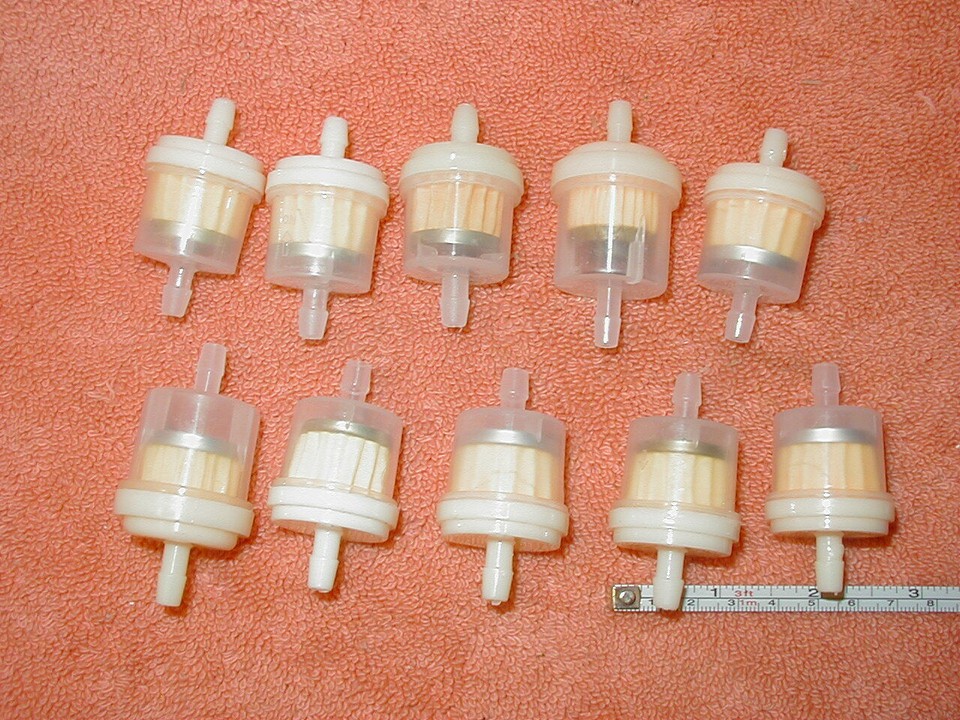 Small In Line 1/4 inch Gasoline Fuel Filter for Small Gas Engines 1/4 ...