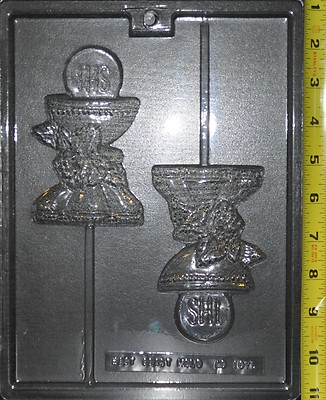 CHALICE HOST GRAPES LOLLIPOP CHOCOLATE CANDY MOLD DIY COMMUNION PARTY ...