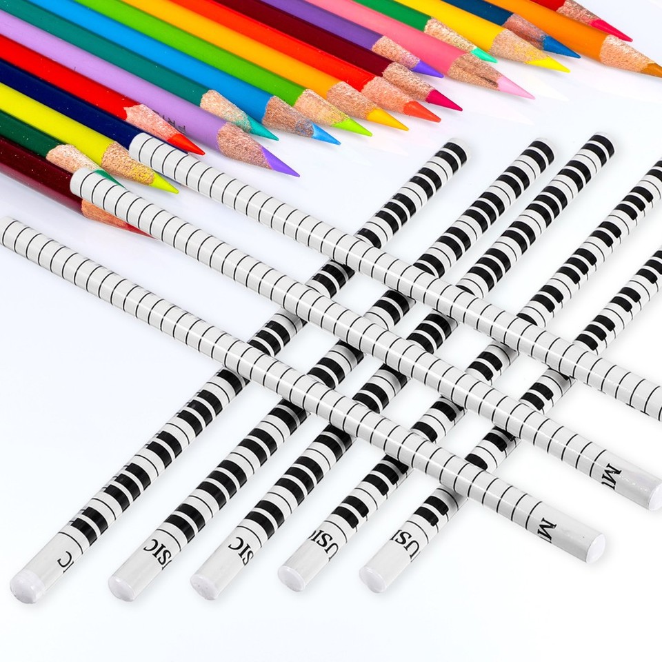 36pcs Writing Pencils Piano Pattern Pencils Small Pencils for School ...