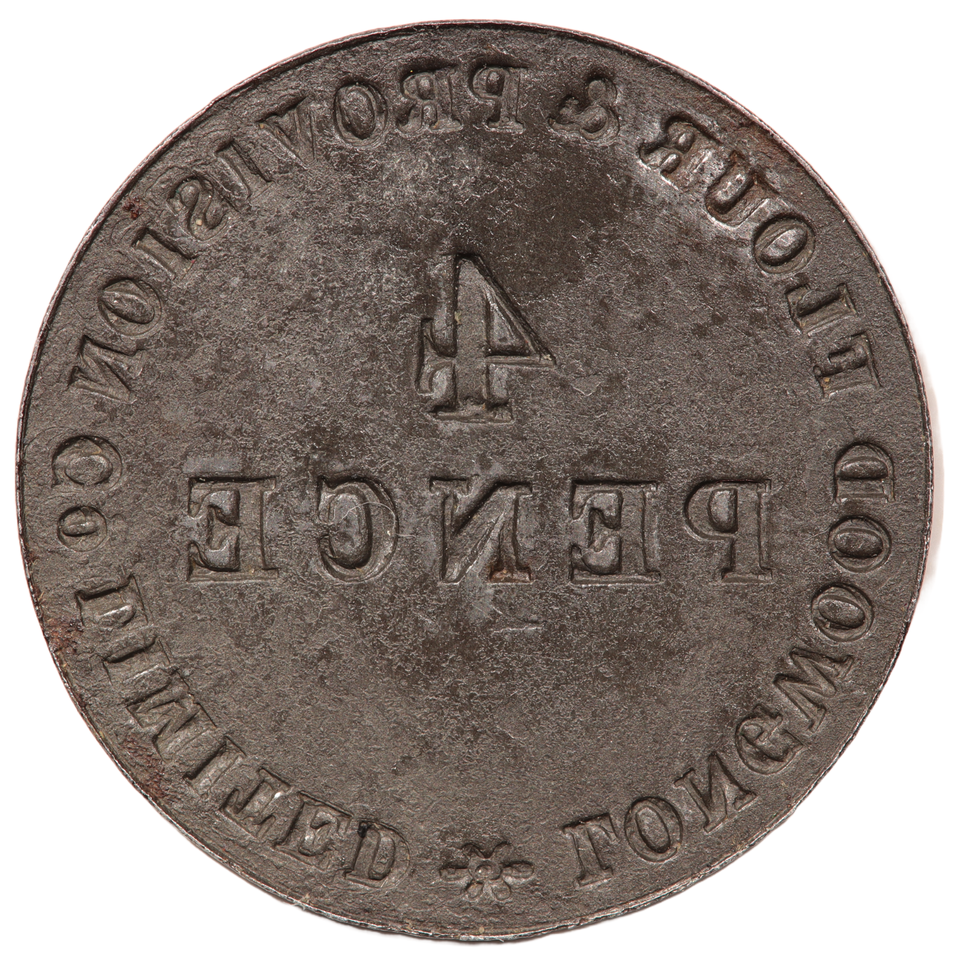 LONGWOOD FLOUR & PROVISION CO. LIMITED FOUR 4 PENCE TOKEN (#9228) | eBay