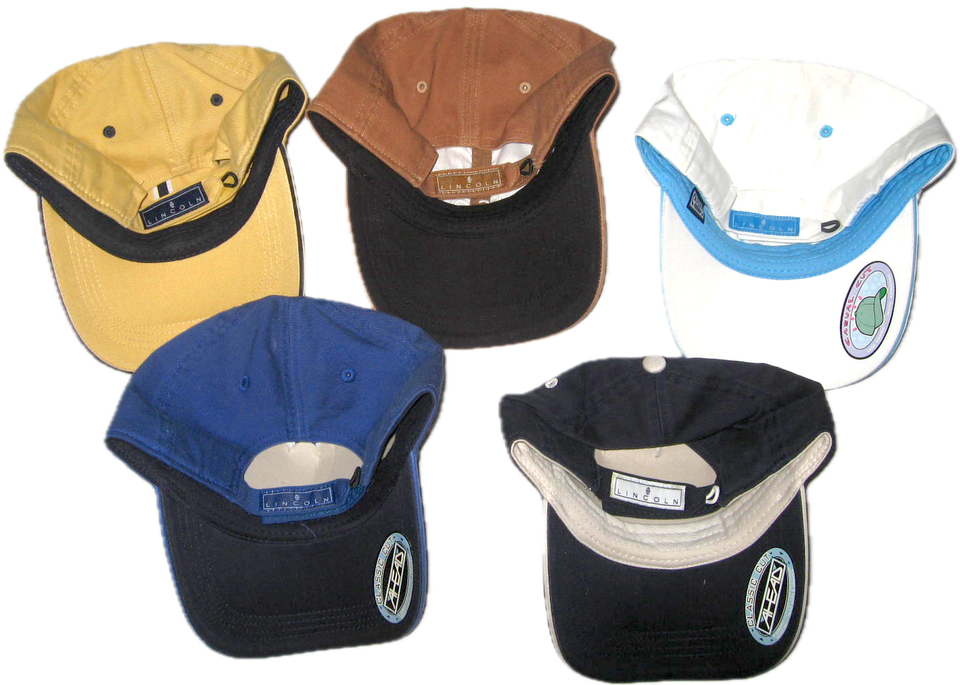 NEW Lincoln Motor Division Official Strapback Hats Lot Of 5 Multi ...