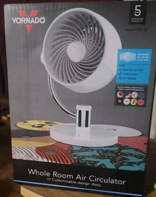 Vornado Fan PIVOT 3U Whole Room Air Circulator Customizable Design NEW ...