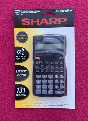 New Sharp EL-500W Fraction Scientific Calculator Advanced DAL | eBay