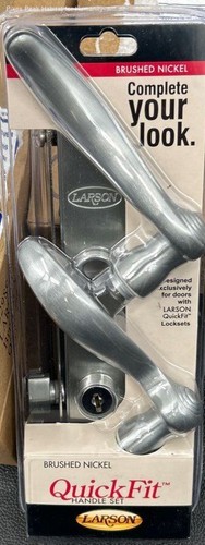 Brushed Nickel Larson QuickFit Door Hardware - MPN: 20298917 | eBay
