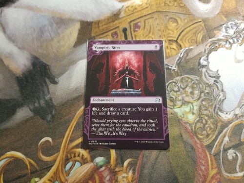 Vampiric Rites MTG Wilds Of Eldraine - Pack Fresh - | eBay