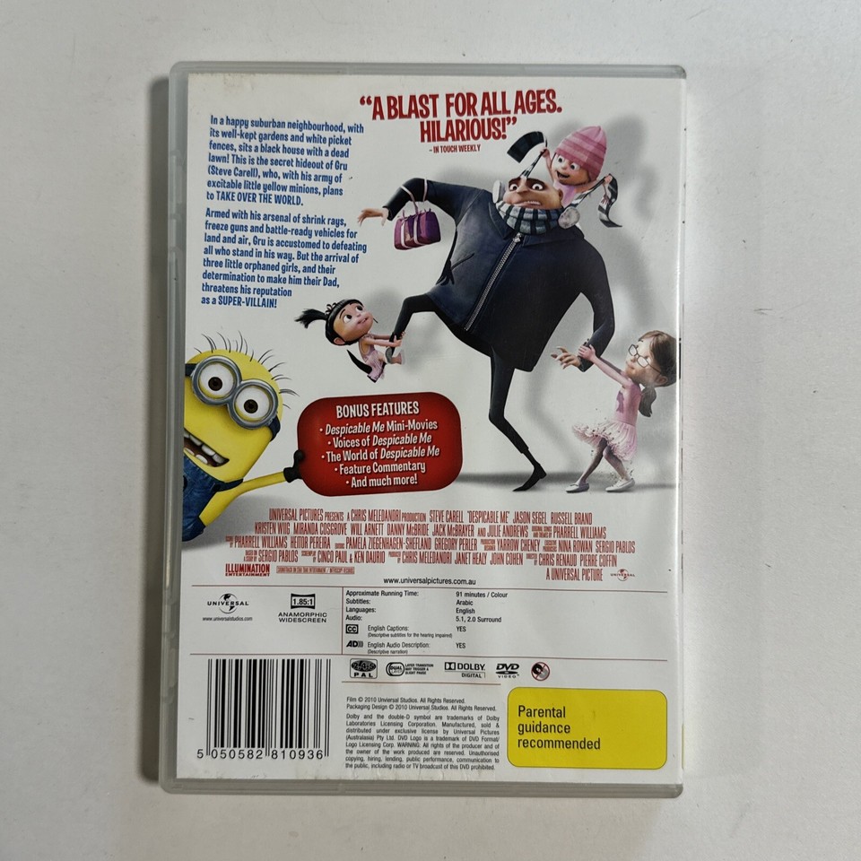 Despicable Me (DVD, 2010) | eBay