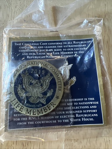 2015 Republican National Committee Life Member Challenge Coin Reince ...