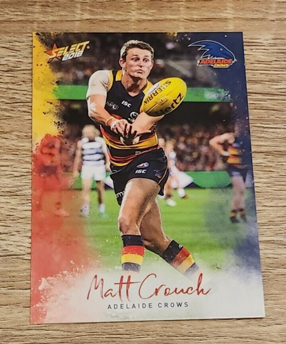2018 AFL SELECT ADELAIDE CROWS MATT CROUCH SINGLE COMMON CARD | eBay