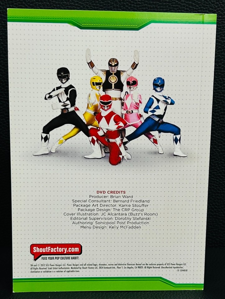 Mighty Morphin Power Rangers: The Complete Series 2012 DVD Set in Box ...