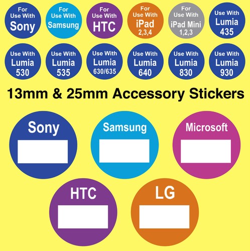 Mobile Phone / Gadget / Tech / iPad Accessory Stickers / Labels | eBay
