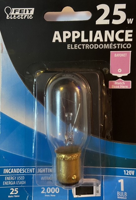 Feit Electric Appliance 25w Bulb Bayonet 120v BP25T8DC for sale online ...