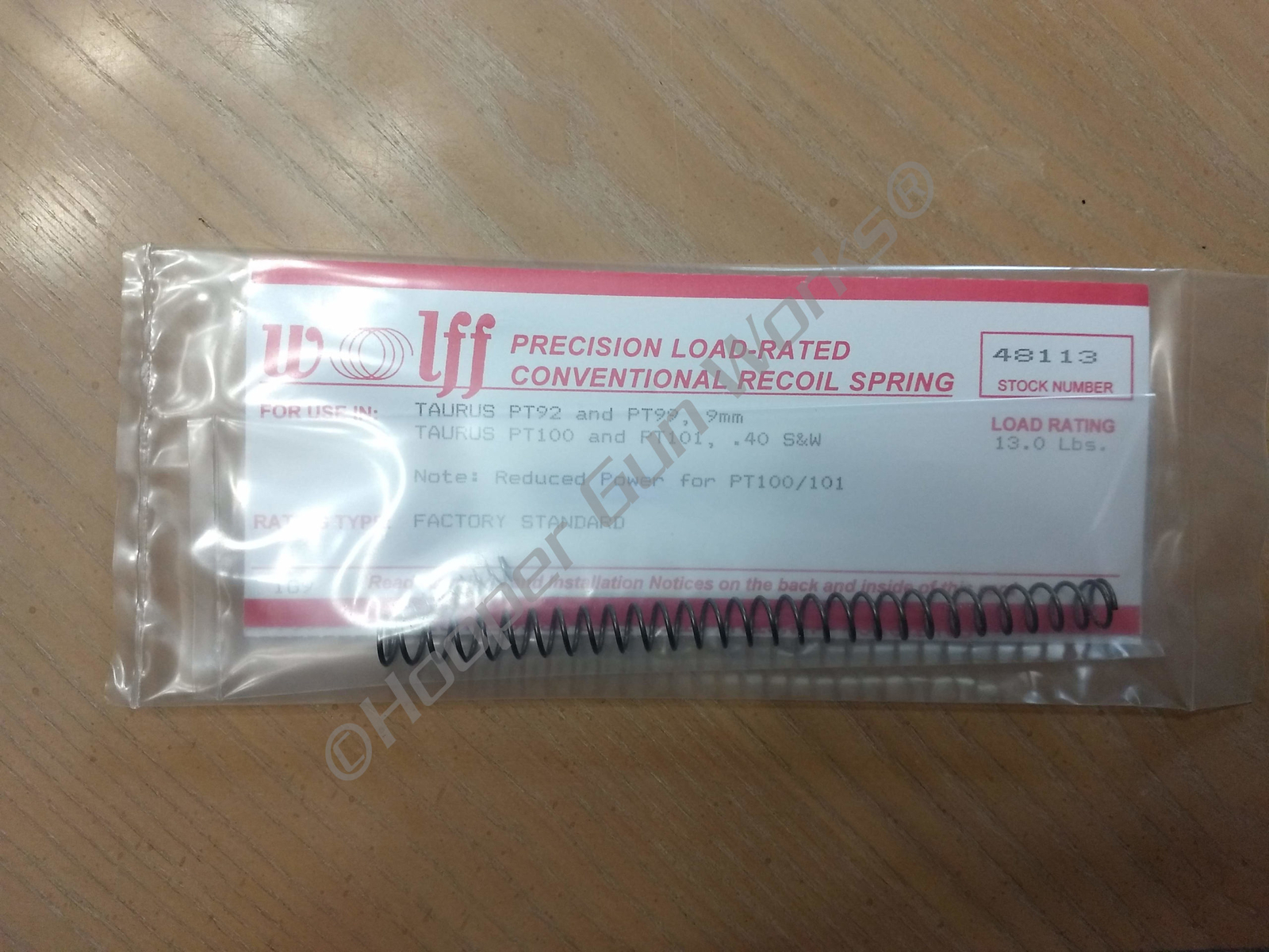 Wolff TAURUS PT92,PT100, RECOIL SPRING 13LB 48113 | eBay