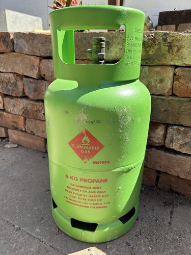 6Kg Propane BBQ Patio Full Gas Bottle ( Same Fitting As Calor ) Free UK ...